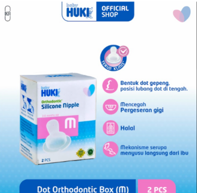 Panduan Ukuran Dot Orthodontic Baby Huki Sesuai Tahap Usia Si Kecil ...